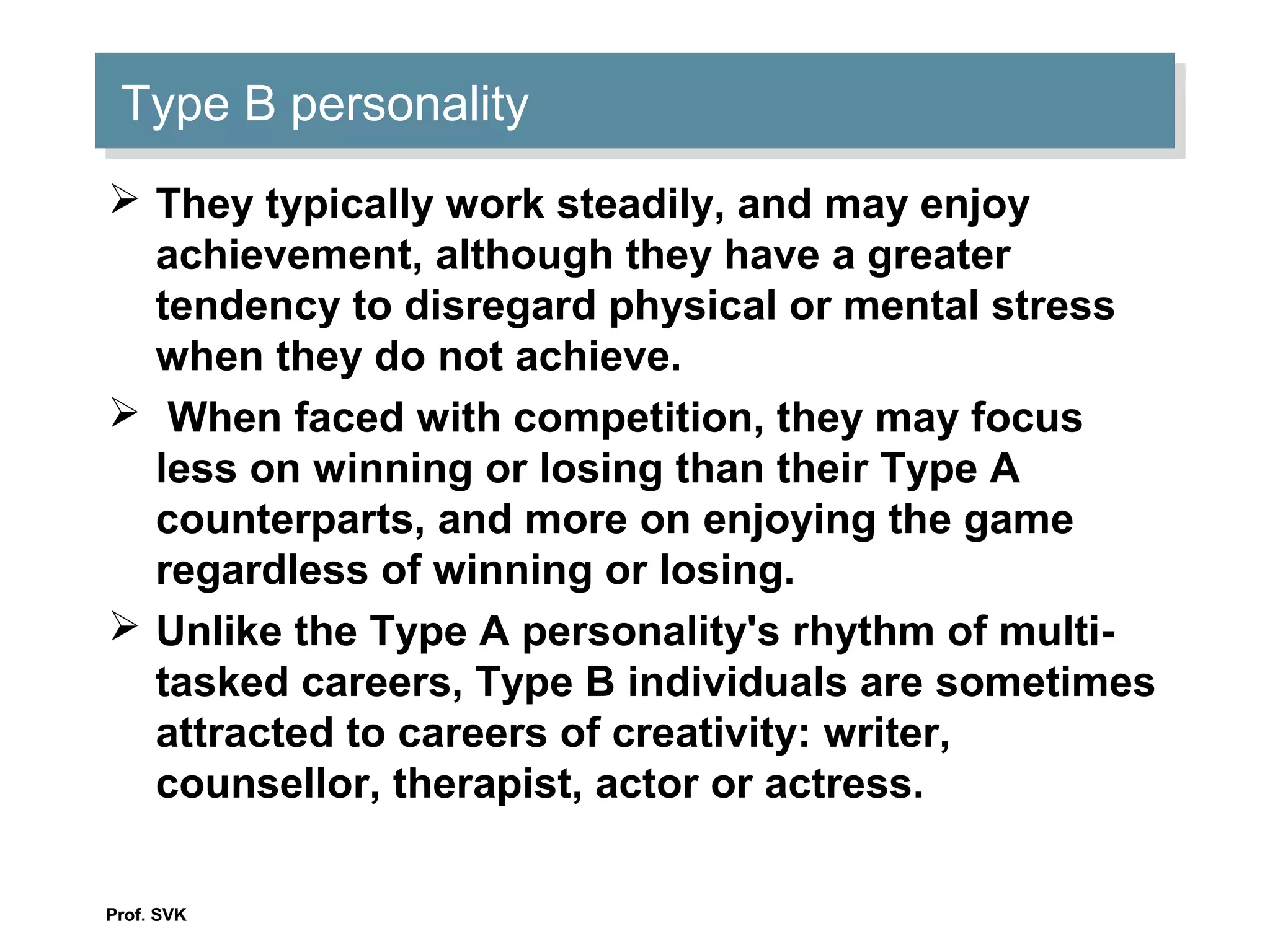 Personality - Organisational Behavior | PPT