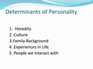 Personality | PPT