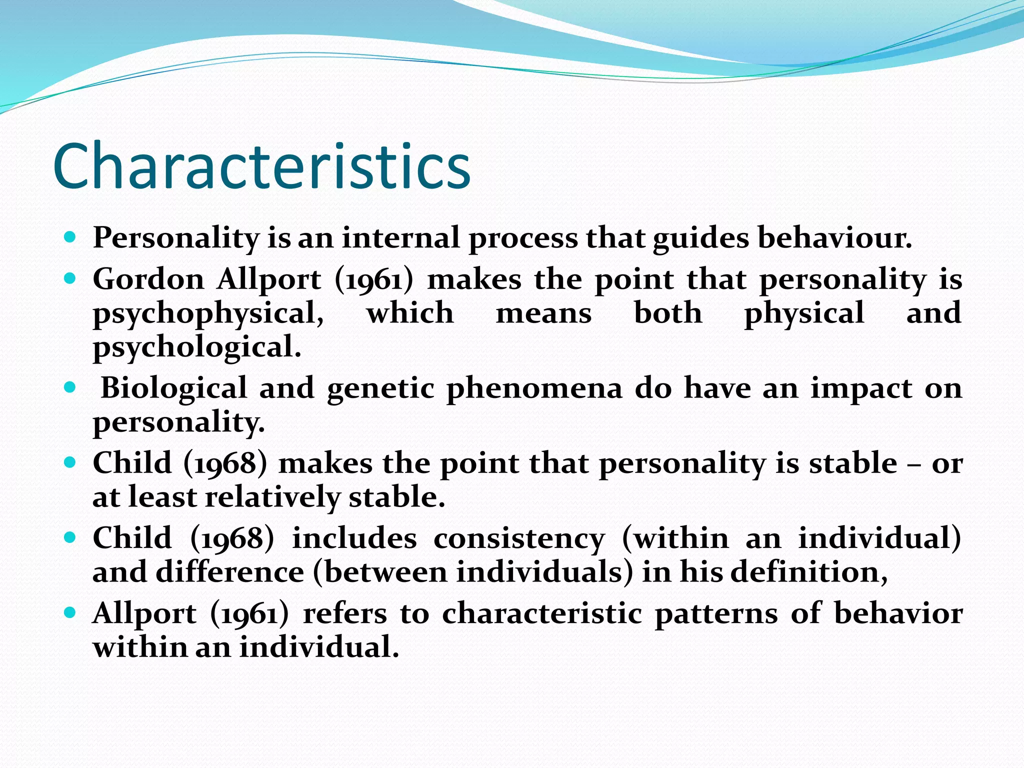 Personality | PPTX