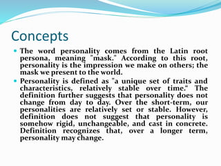 Personality | PPTX