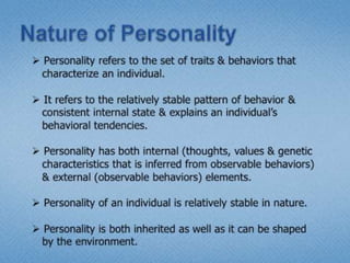 Personality topic | PPT