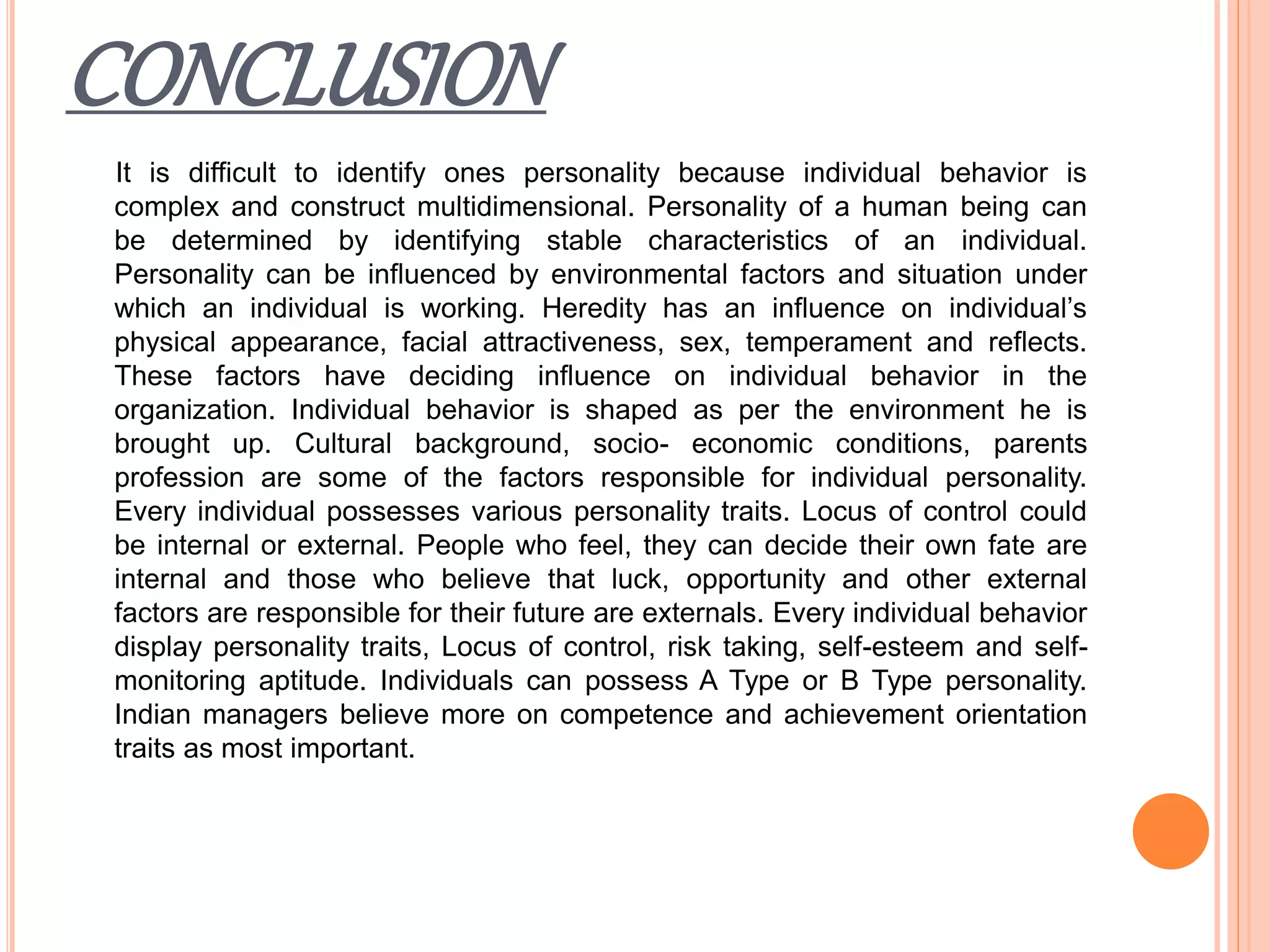 Personality | PPTX