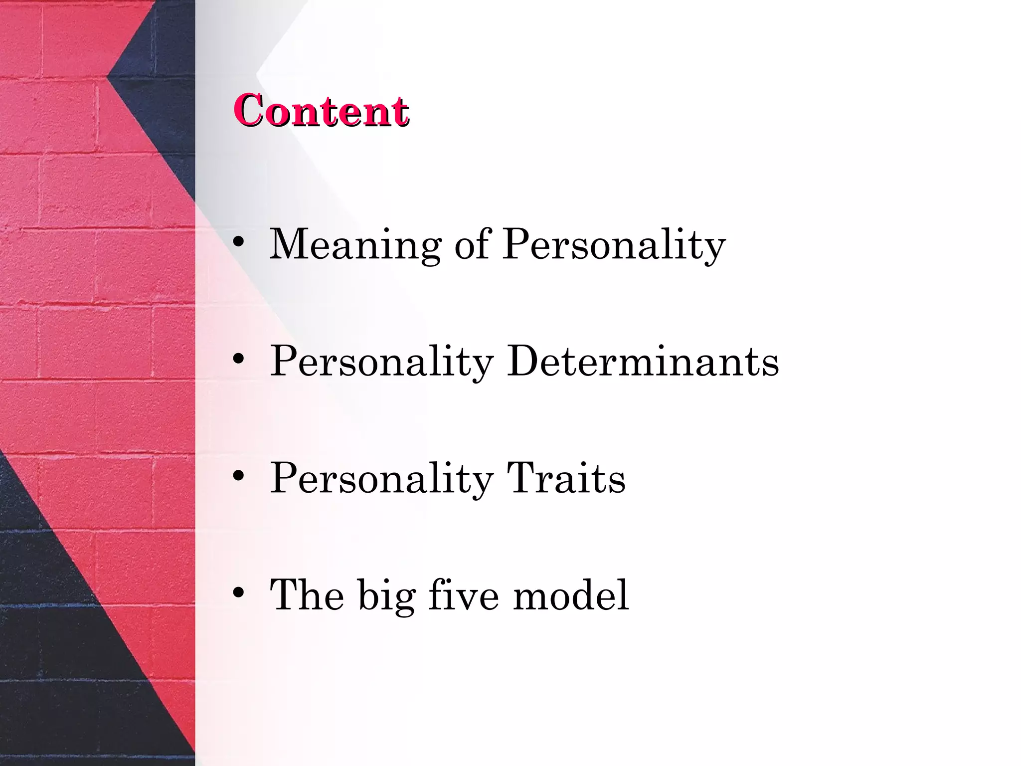 Personality | PPT