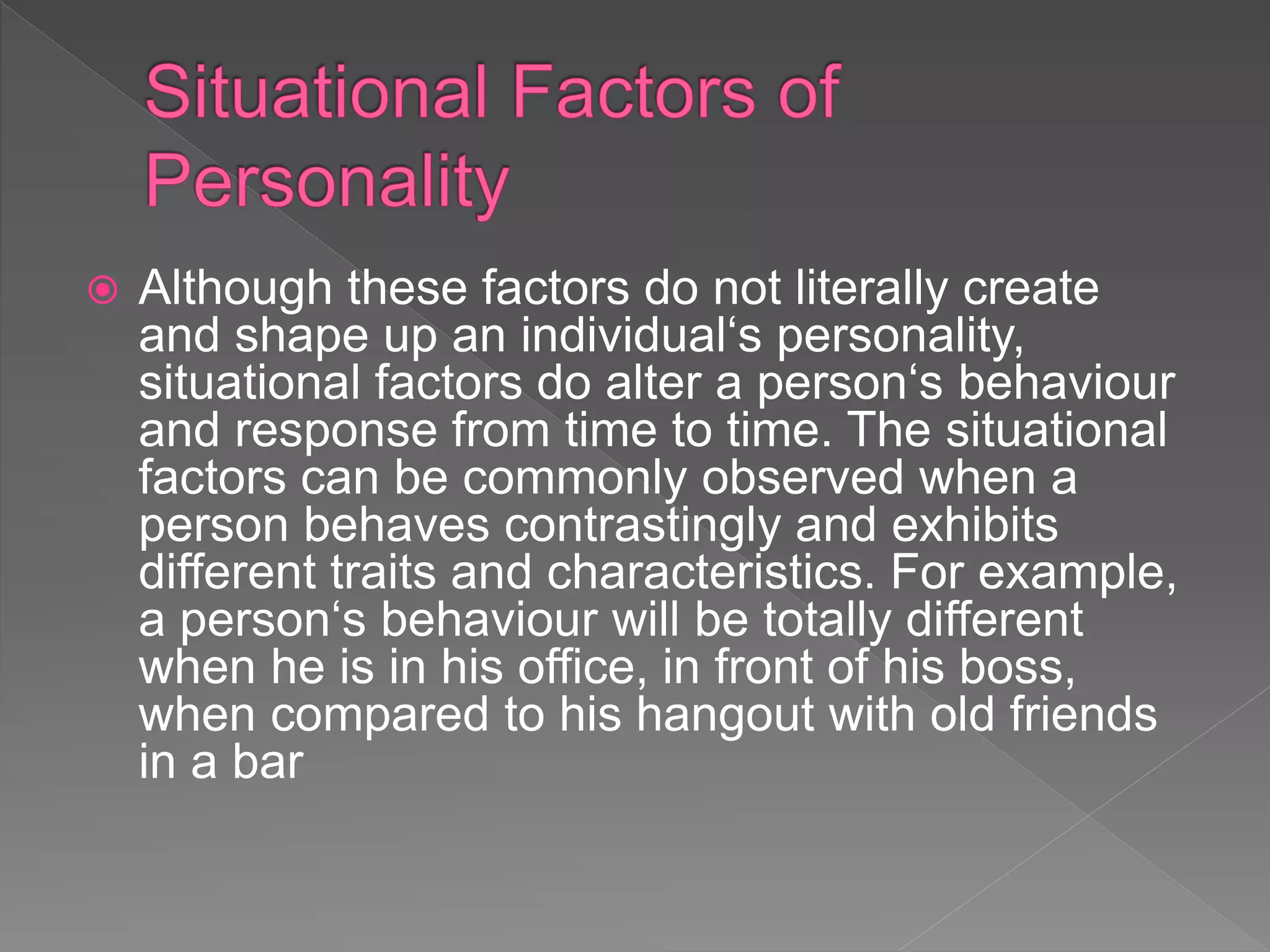 Personality | PPTX | Genetics | Science