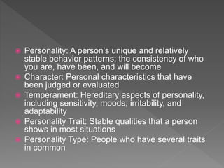 Personality | PPTX | Genetics | Science