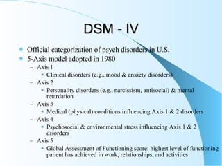 Personality 2 | PPT | Mental Health | Diseases and Conditions