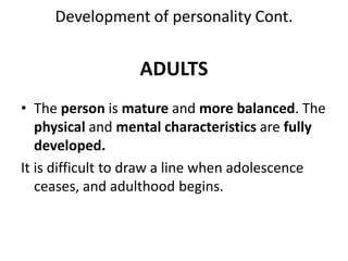 Personality , Intelligence and Social Psychology | PPTX