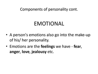 Personality , Intelligence and Social Psychology | PPTX