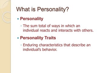 Personality | PPTX