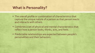 Personality | PPTX