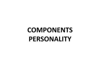 Personality | PPT
