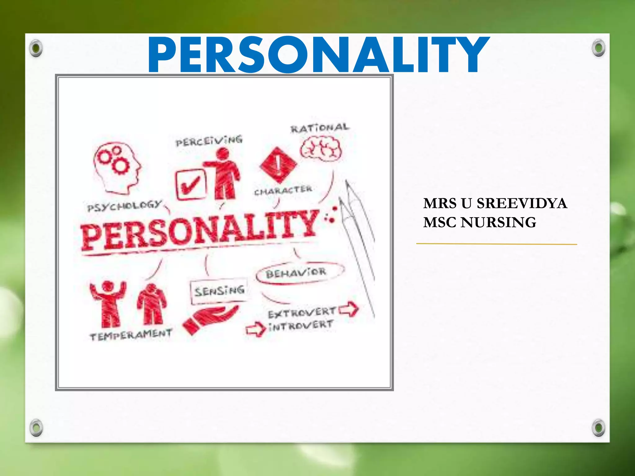Personality | PPT