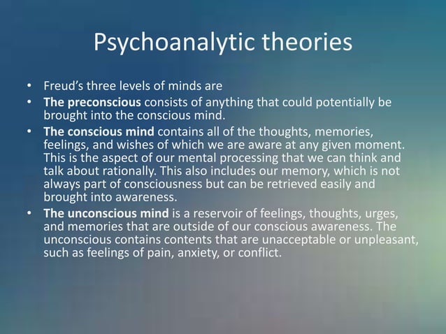 Personality Theories and Therapeutic Approaches | PPT