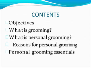Personality Grooming | PPTX