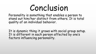 Personality | PPTX