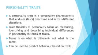 Personality ( Observational Behaviour) | PPT