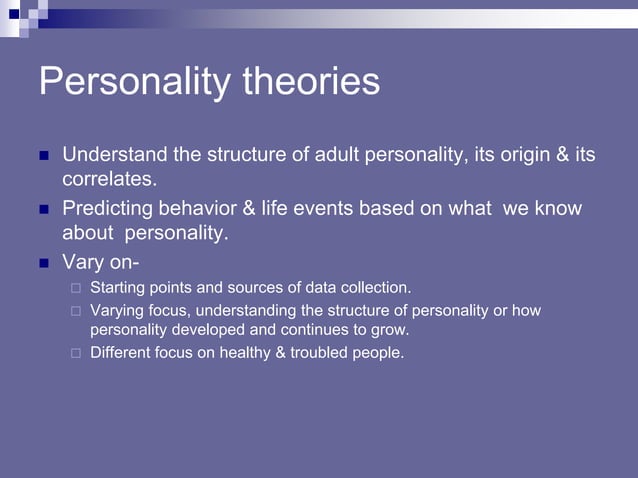 personality.ppt