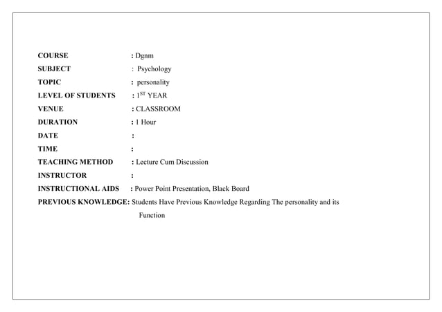 personality.pdf | Educational Assessment | Education