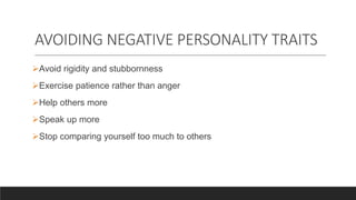 Personality and Personality Development | PPTX