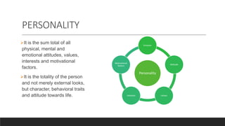 Personality and Personality Development | PPTX