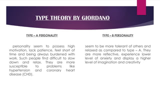 PERSONALITY AND ITS THEORIES ,USES OF PERSONALITY TESTS | PPTX