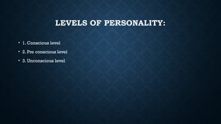 Personality traits in sociology subjject | PPT