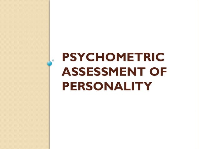 PERSONALITY SlideShare presentation ppt. | PPTX