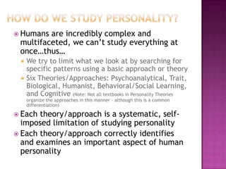 Personality Chapter 1 | PPTX