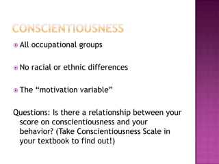 Personality Chapters 6 and 7 | PPTX