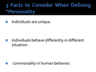 Personality | PPTX