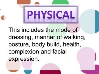 PERSONALITY: DEFINITIONS AND ITS COMPONENTS | PPTX