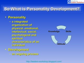 Personality Development | PPS