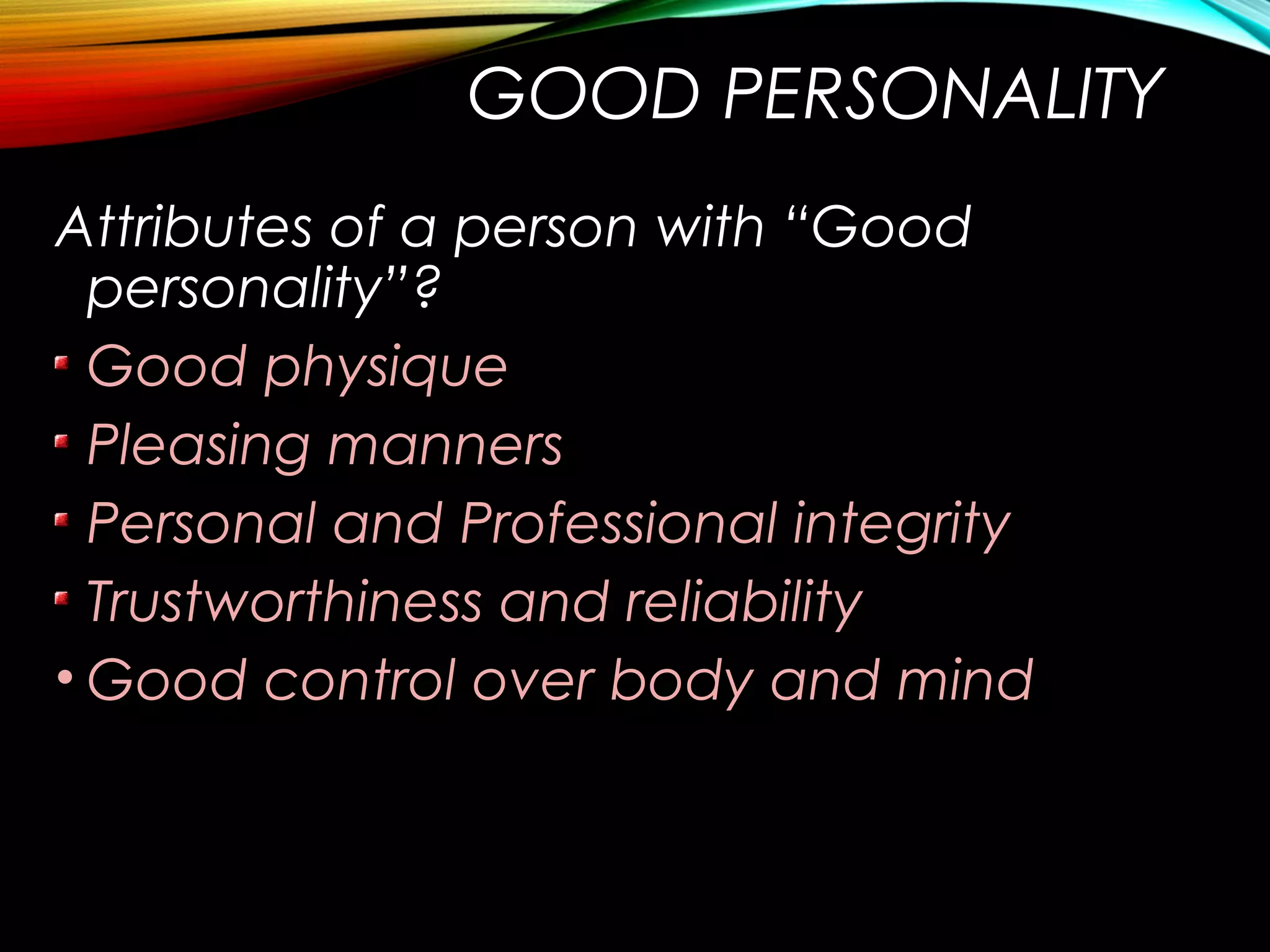 Personality development | PPT