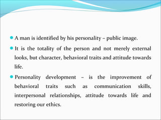 Personality development | PPT