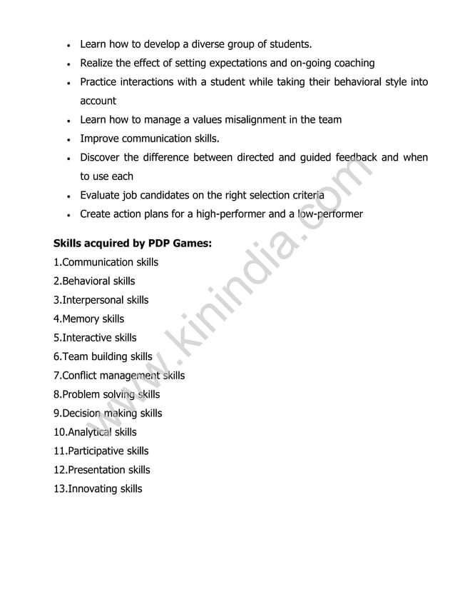 Personality development-games-kinindia.com | PDF | Board Games and ...