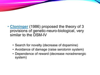 Personality disorders | PPTX