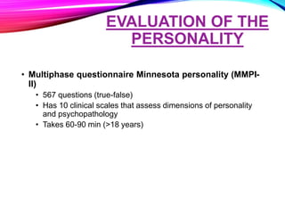 Personality disorders | PPTX