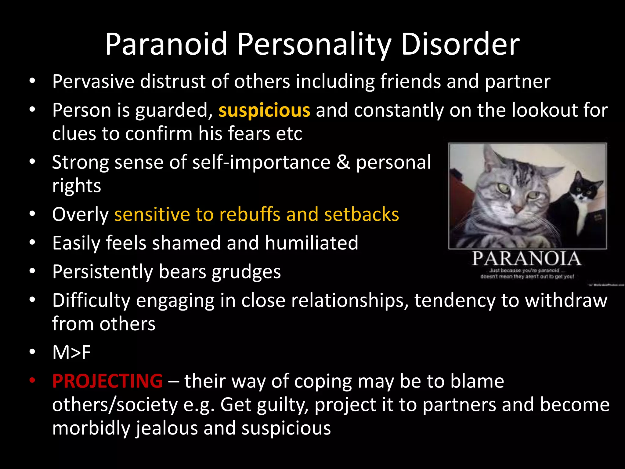 Personality disorders, Eating disorders and Addictions | PPTX