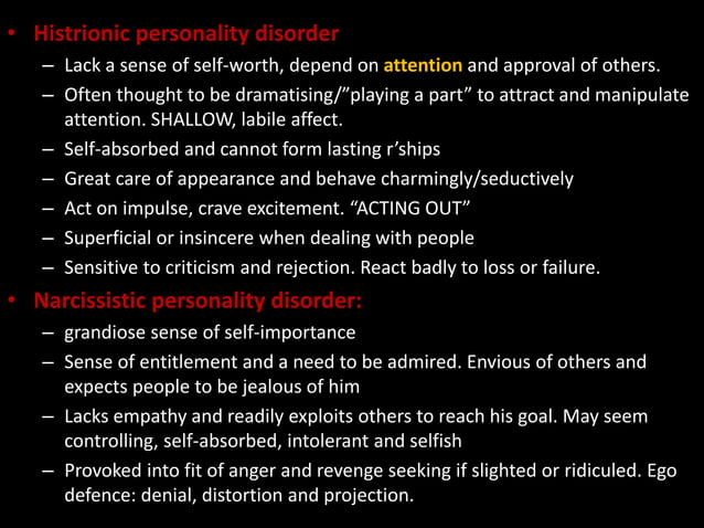 Personality disorders, Eating disorders and Addictions | PPTX
