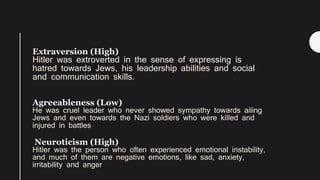 Personality Analysis of Adolf Hitler | PPTX