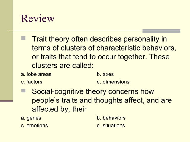 Personality student | PPT