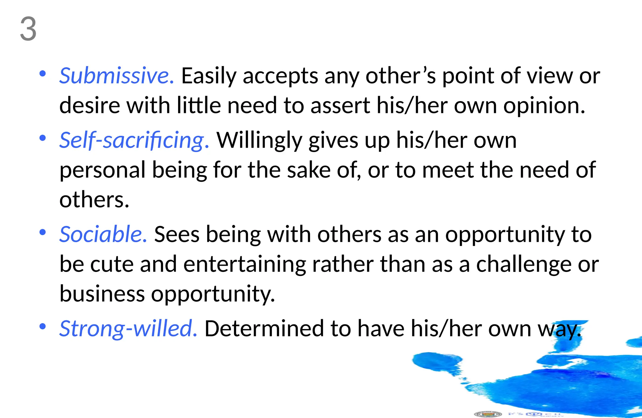 Personality Test Word Definition, PPT presentation | PPTX | Family and ...