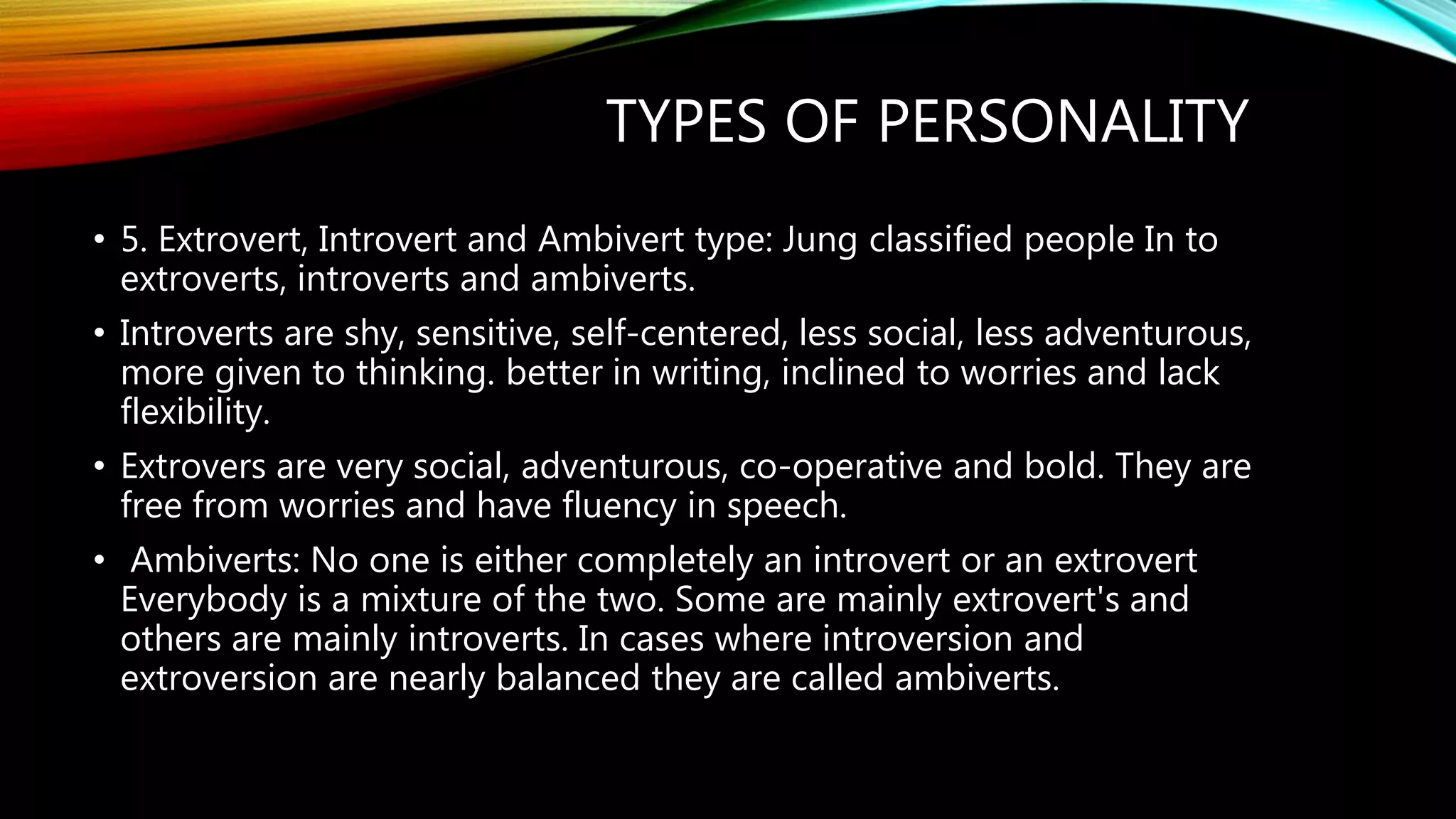 Personality Types, Dimensions and Traits | PPTX