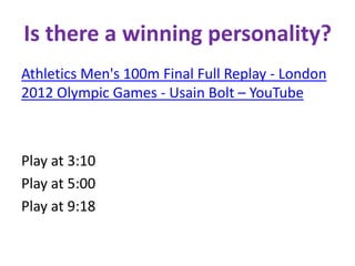 Personality 1 | PPTX