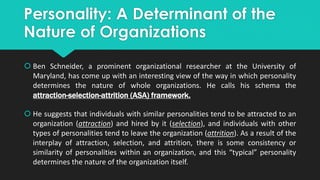Organizational Behavior " Personality & Ability " | PPTX