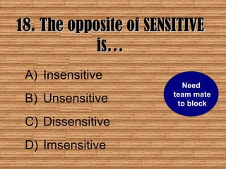 Personality adjectives | PPT