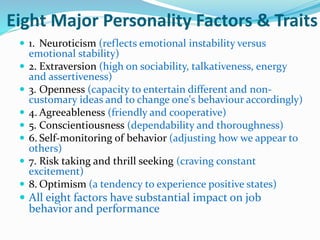 Personality and ability | PPTX