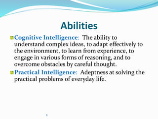 Personality and ability | PPTX