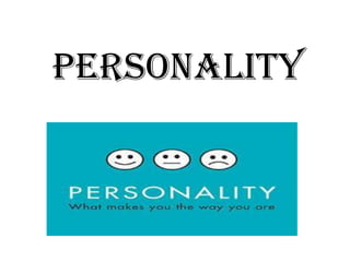 Personality and attitude | PPTX