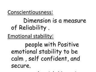 Personality and attitude | PPTX